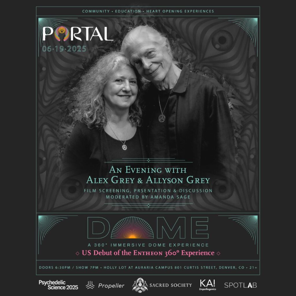 An Evening with Alex Grey and Allyson Grey - Invisible City